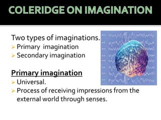 s.t coleridge in romantic criticism | PPTX