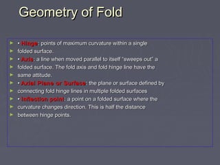 Fold their geometry and classifications | PPT