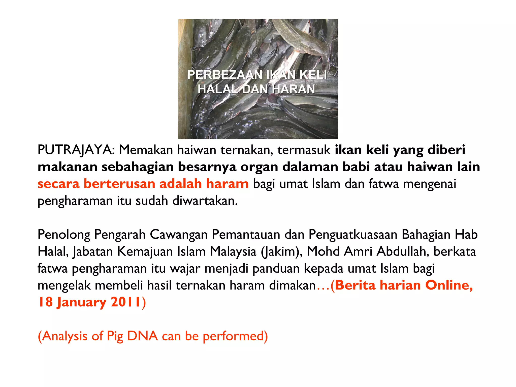 Keynote address Halal Food Production and Authentication | PPT