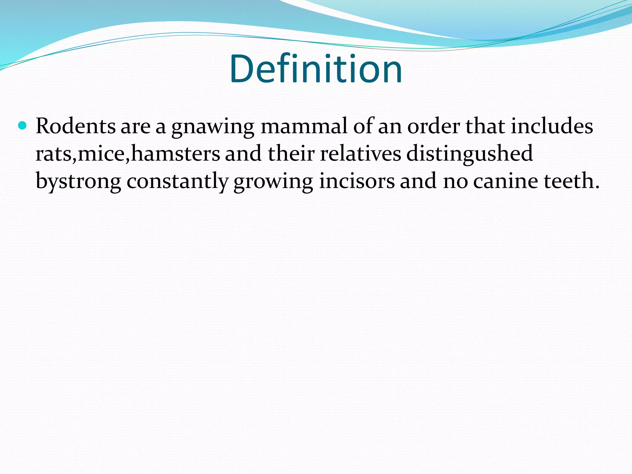 Rodents and arthropods in community health nursing | PPTX