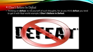 The power of positive thinking | PPT