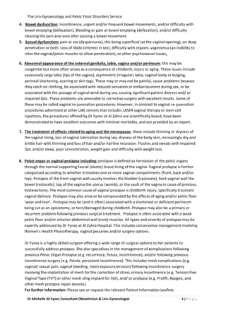 The Al Zahra Hospital Urogynecology & Pelvic Floor Disorders Unit | PDF