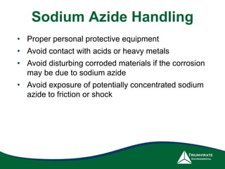 The (Hidden) Dangers of Sodium Azide | PDF
