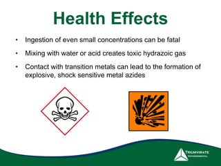 The (Hidden) Dangers of Sodium Azide | PDF