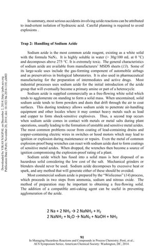 Azide safety archibald | PDF