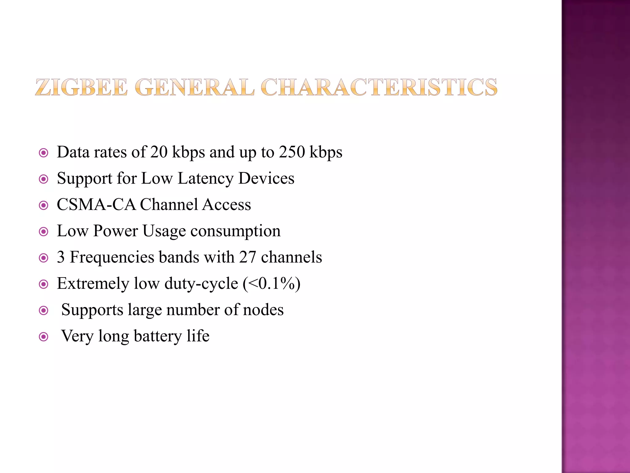 Zigbee Full Ppt Pptx Technology And Computing