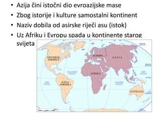 Azija | PPTX