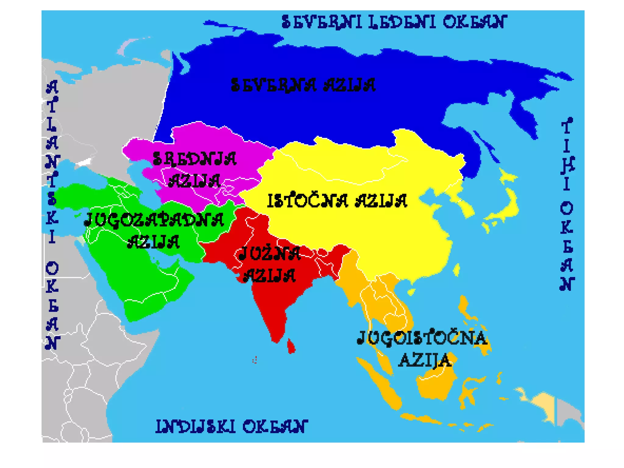 Društvenogeografske karakteristike Azije | PPTX