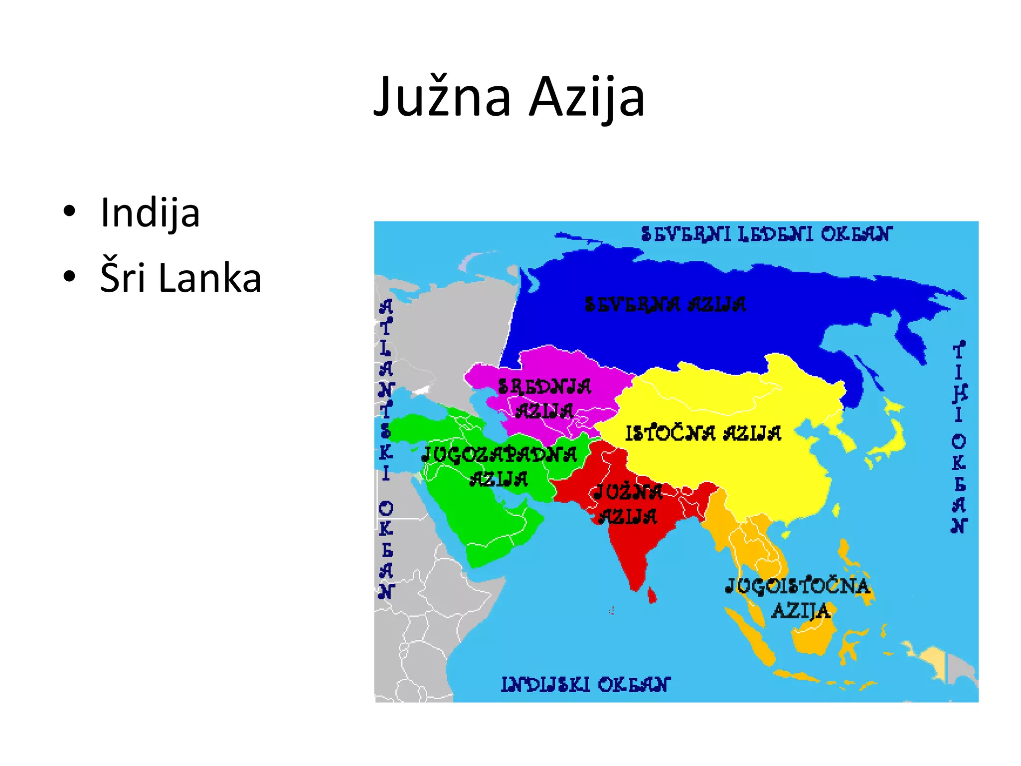 Društvenogeografske karakteristike Azije | PPTX