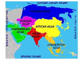 Društvenogeografske karakteristike Azije | PPTX