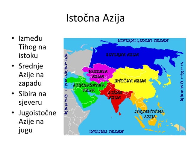 Društvenogeografske karakteristike Azije | PPTX