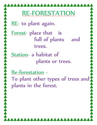 reforestation meaning | PDF