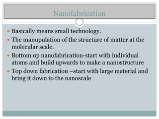 The power of nano | PPTX