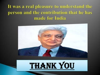 Azim Prem Ji | PPTX