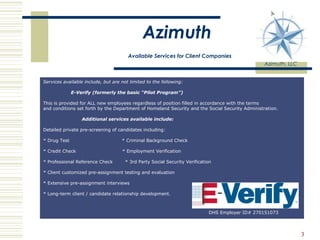 Azimuth LLLC | PPT
