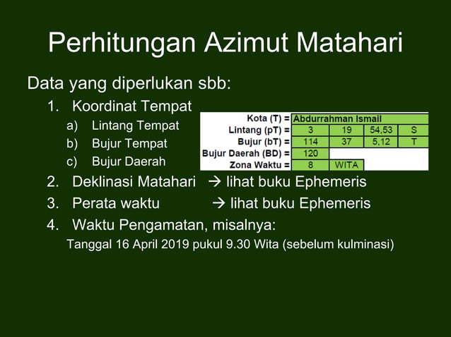 Bahan Presentasi Azimut Kiblat dan Azimut Mth.pdf
