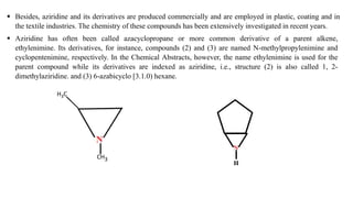 Aziridine | PPTX