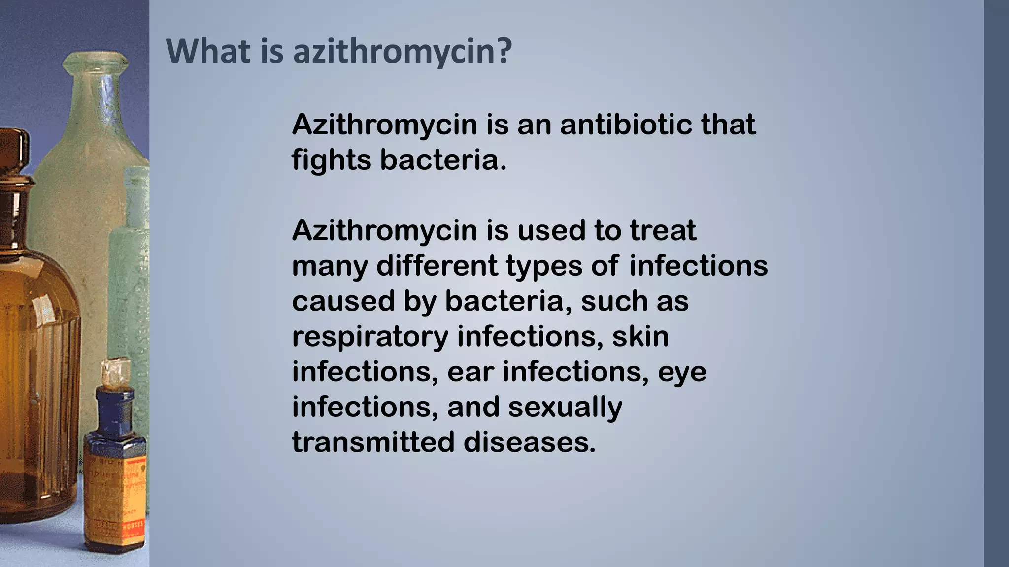 Azithromycin - data base | PDF