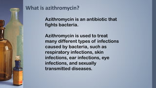 Azithromycin - data base | PDF