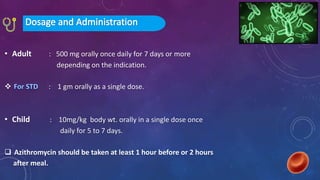 Azithromycin | PPTX