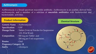 Azithromycin | PPTX