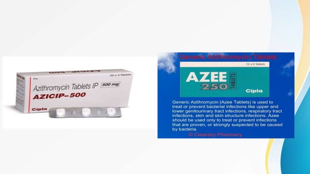 Azithromycine ppt by shyine raj | PPTX