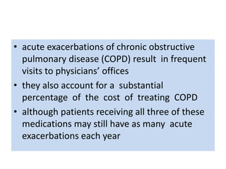 Azithromycin for prevention of exacerbations of copd | PPTX