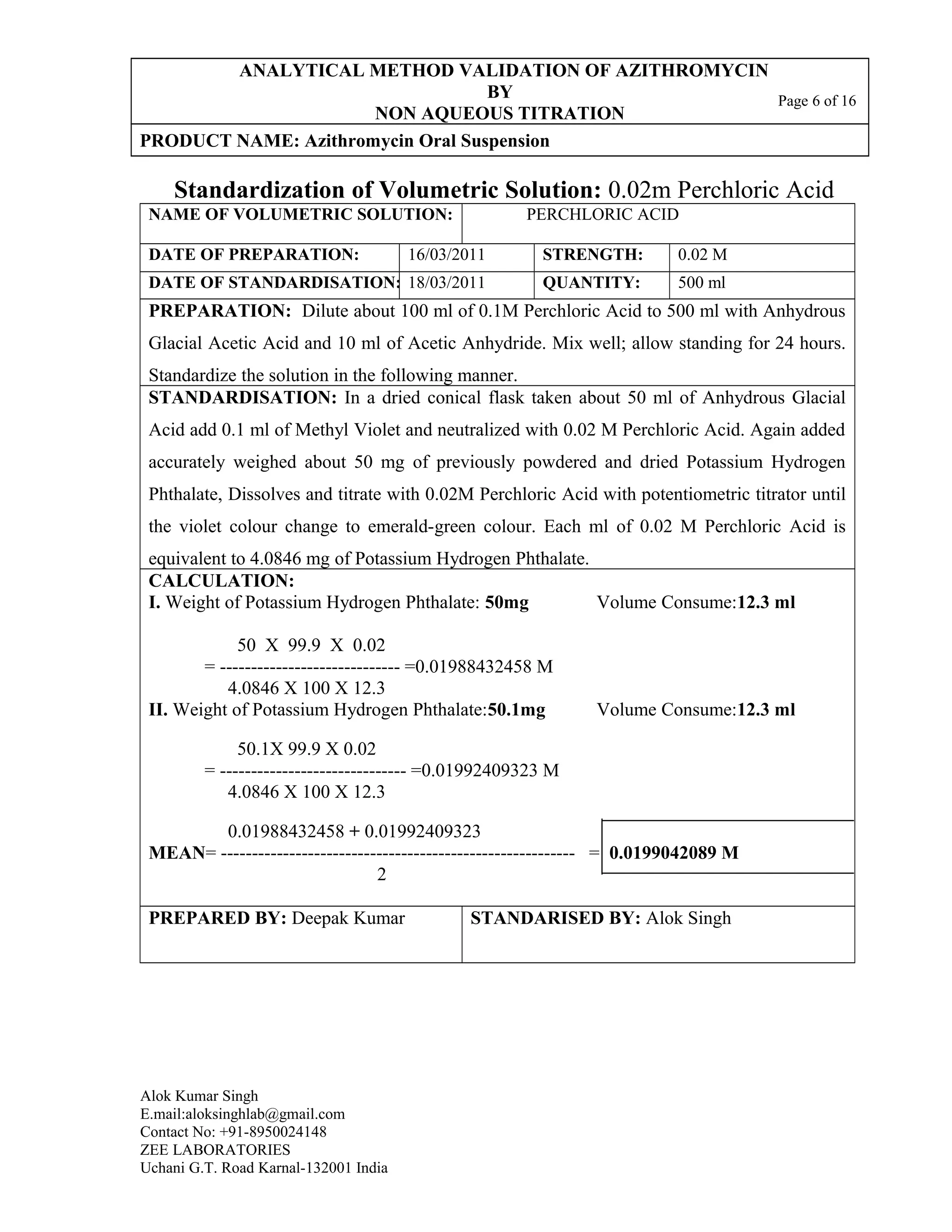 Azithromycin oral suspension | DOC