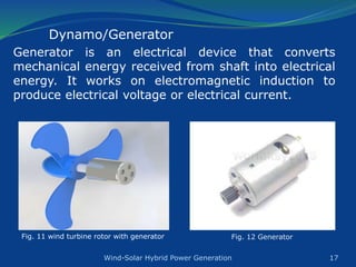 Design & Construction of Wind-Solar Hybrid Power Generation System ...