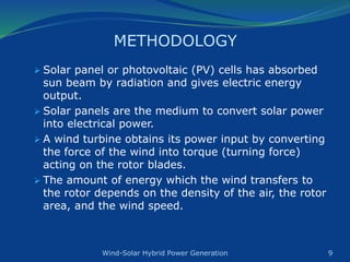 Design & Construction of Wind-Solar Hybrid Power Generation System ...