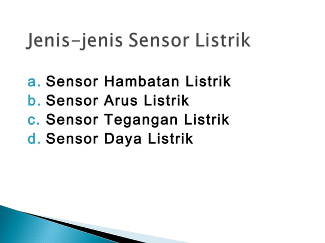 Aziz ghufron sensor listrik | PPT
