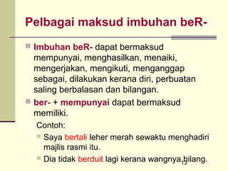Saiful Nizam tatabahasa - imbuhan me n- ... | PPT