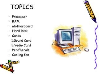 introduction to computer Hardware | PPT