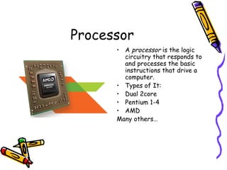 introduction to computer Hardware | PPT