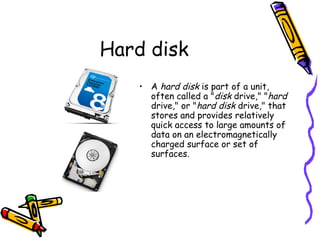 introduction to computer Hardware | PPT