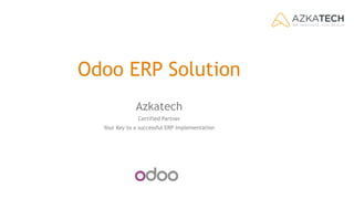 Azkatech odoo erp- email brochure | PPT
