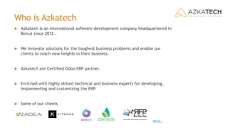Azkatech odoo erp- email brochure | PPT