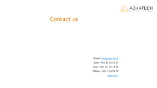 Azkatech odoo erp- email brochure | PPT
