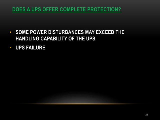 UPS Presentation | PPTX | Gas and Electric | Home Utilities
