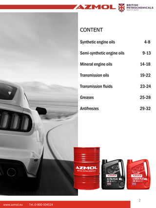 Azmol pvl oils | PDF | Auto Type | Automotive