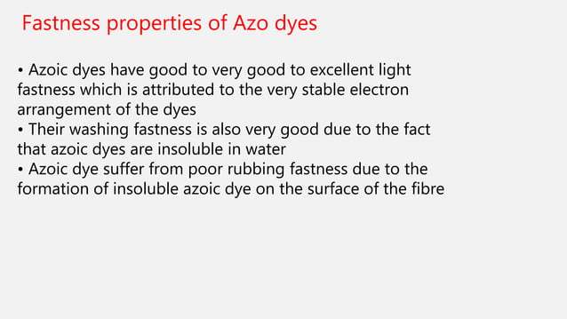 Azo dye presentation | PPTX