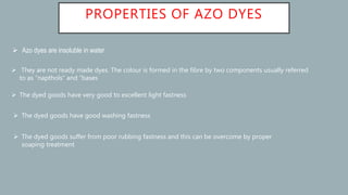 Azo dye presentation | PPTX