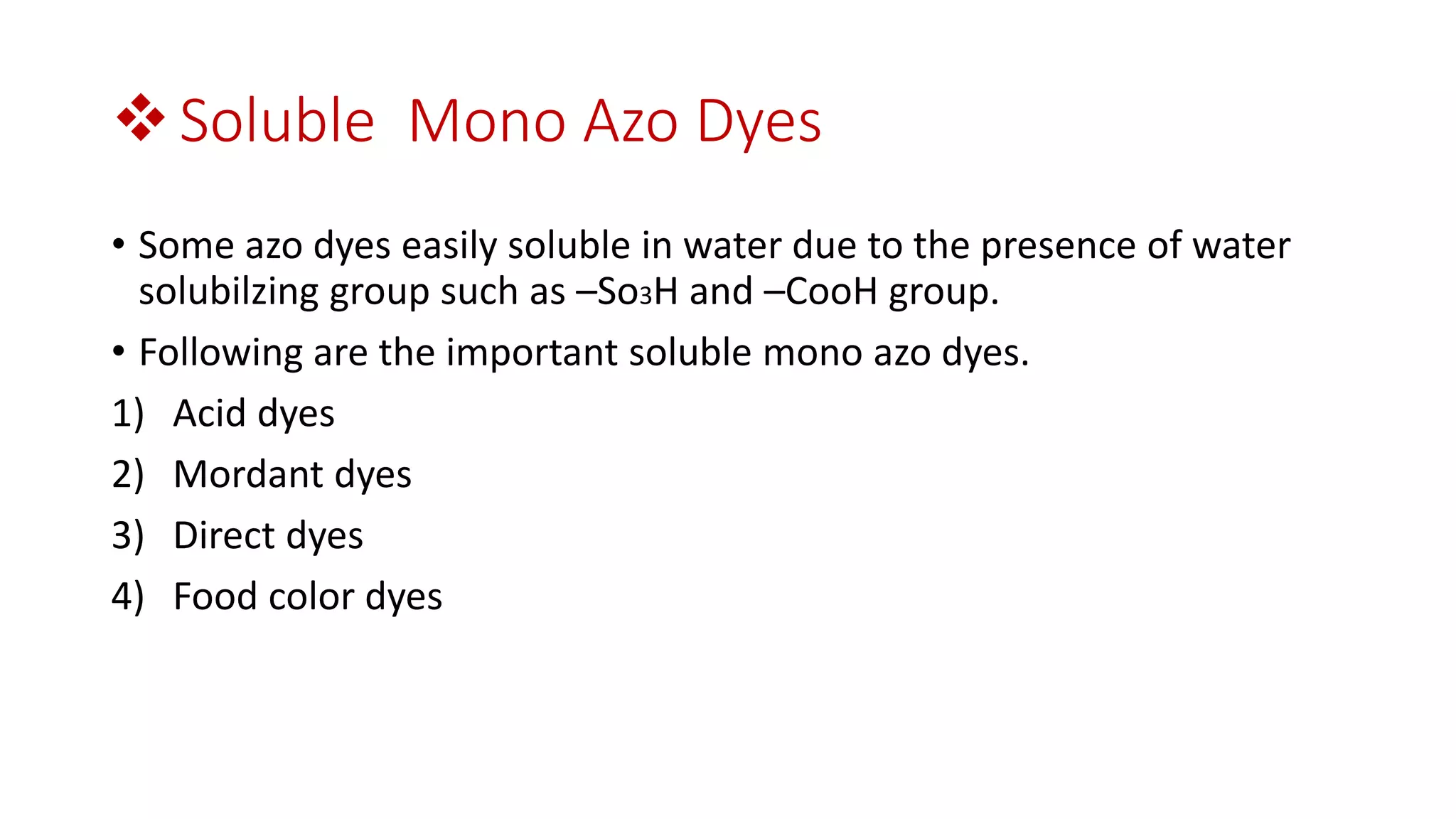 Azo dyes | PPTX