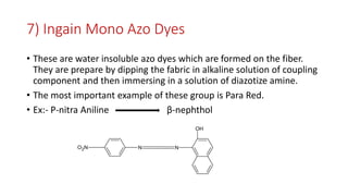 Azo dyes | PPTX