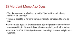 Azo dyes | PPTX