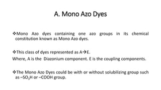 Azo dyes | PDF