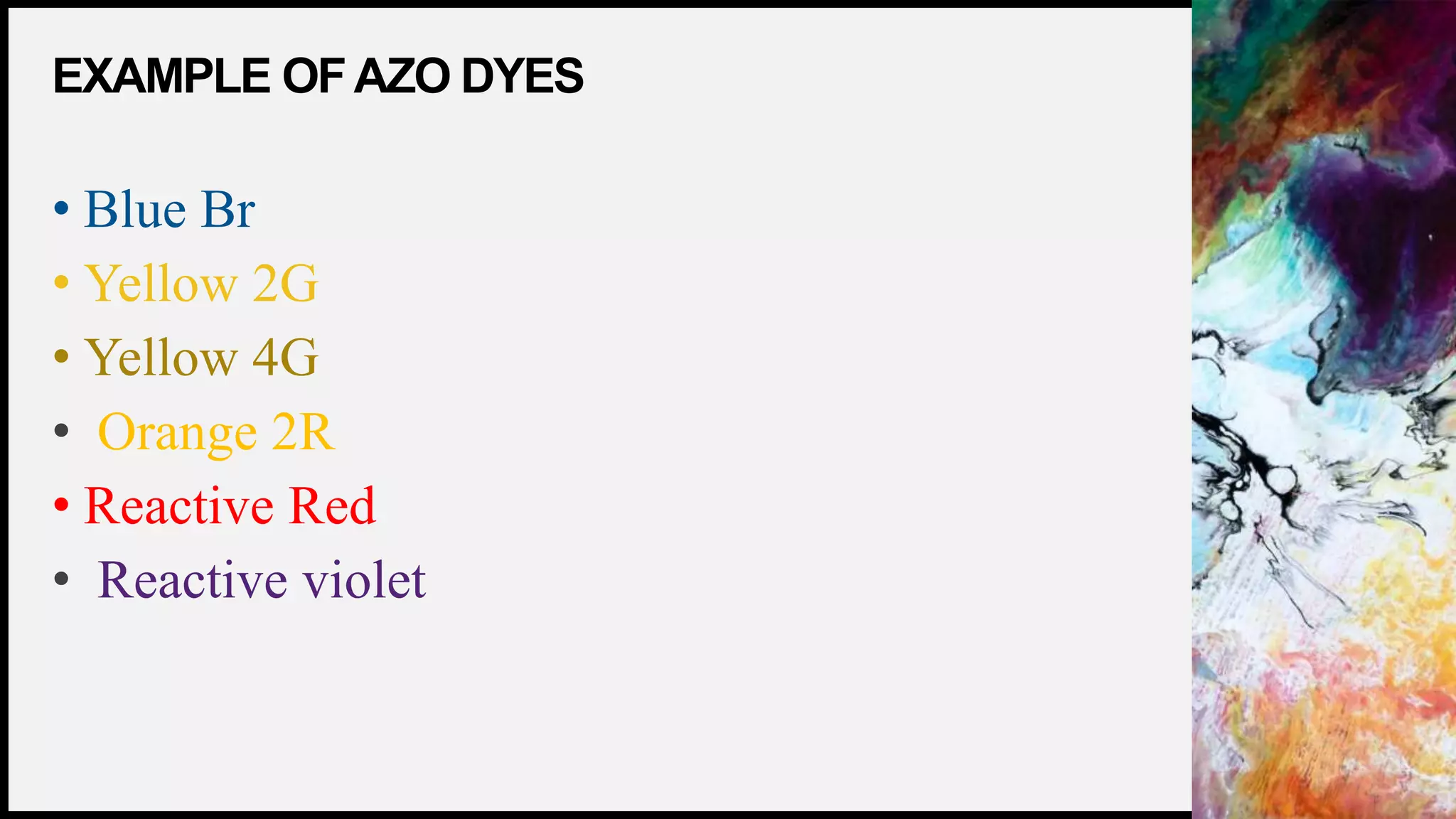 Azo dyes | PPTX