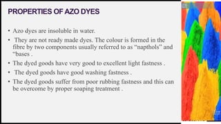 Azo dyes | PPTX