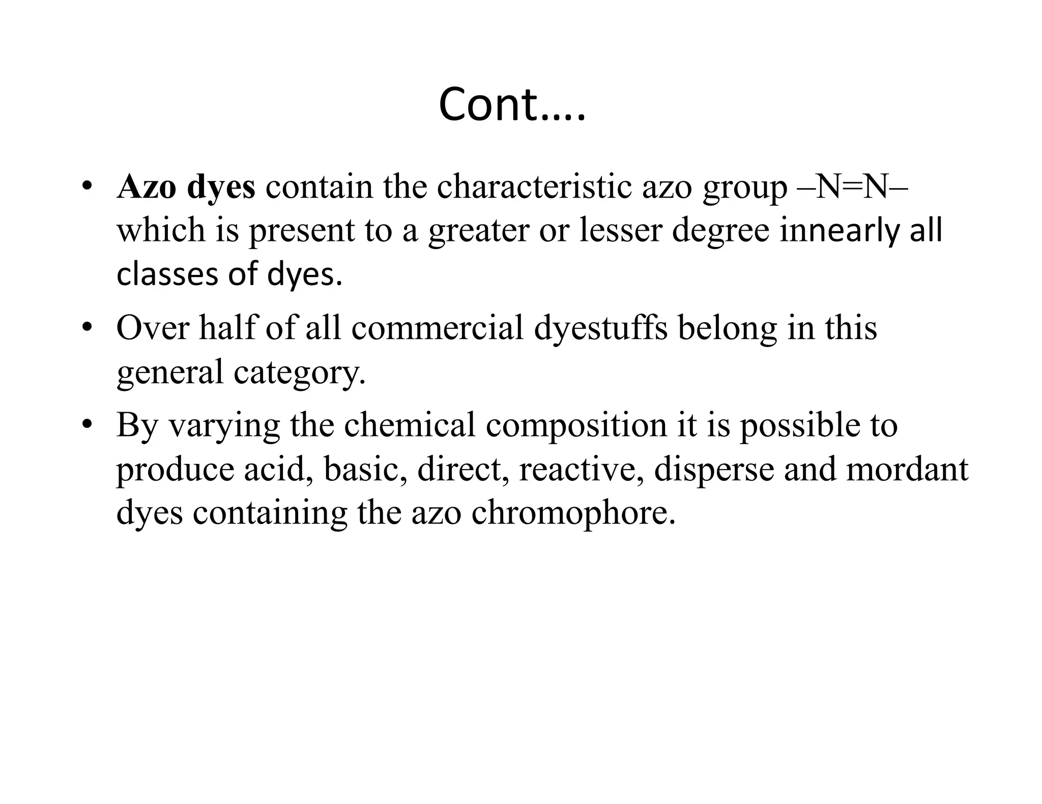 Azoicdyes ppt~1 | PDF