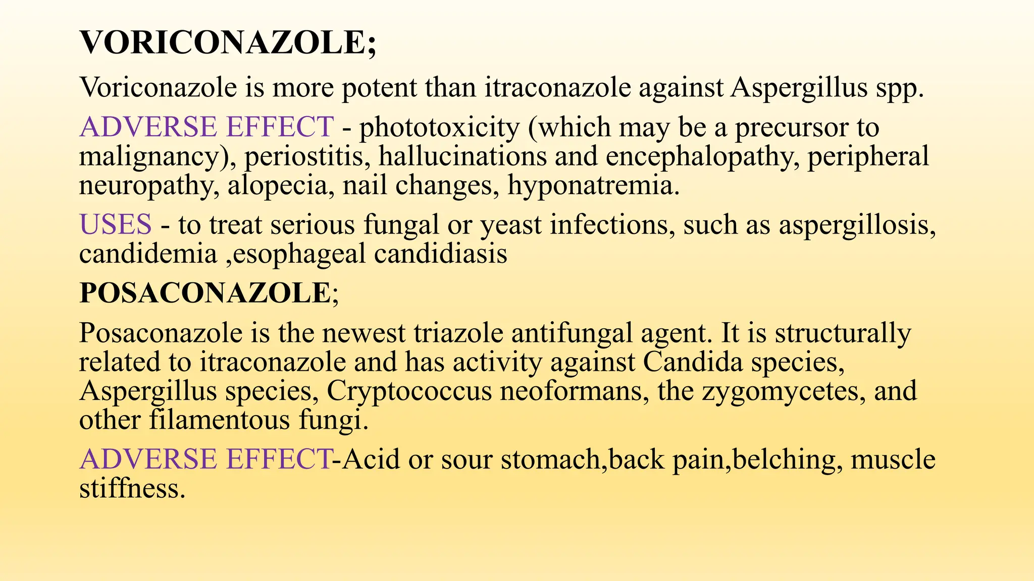 ANTIFUNGAL DRUGS - AZOLES. ppt . | PPTX